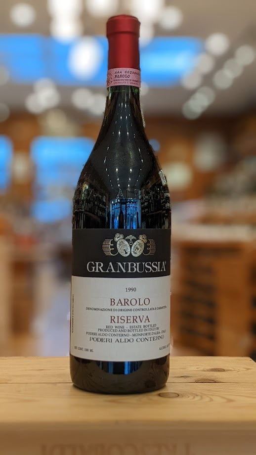 Poderi Aldo Conterno "Granbussia" Barolo Riserva 1990 1.5L – Horseneck ...