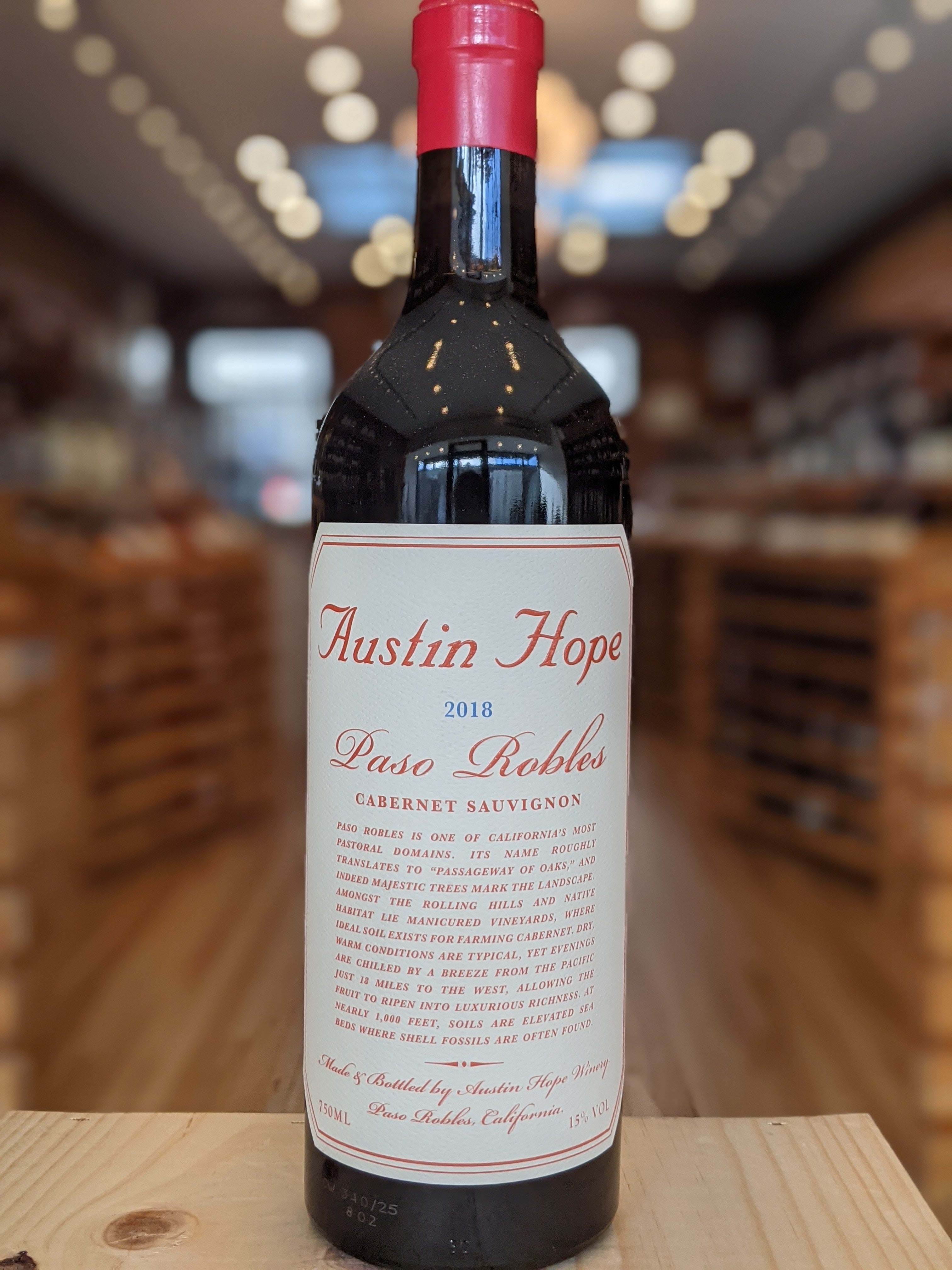 Austin Hope Cabernet Sauvignon 2020 – Horseneck Wine and Spirits