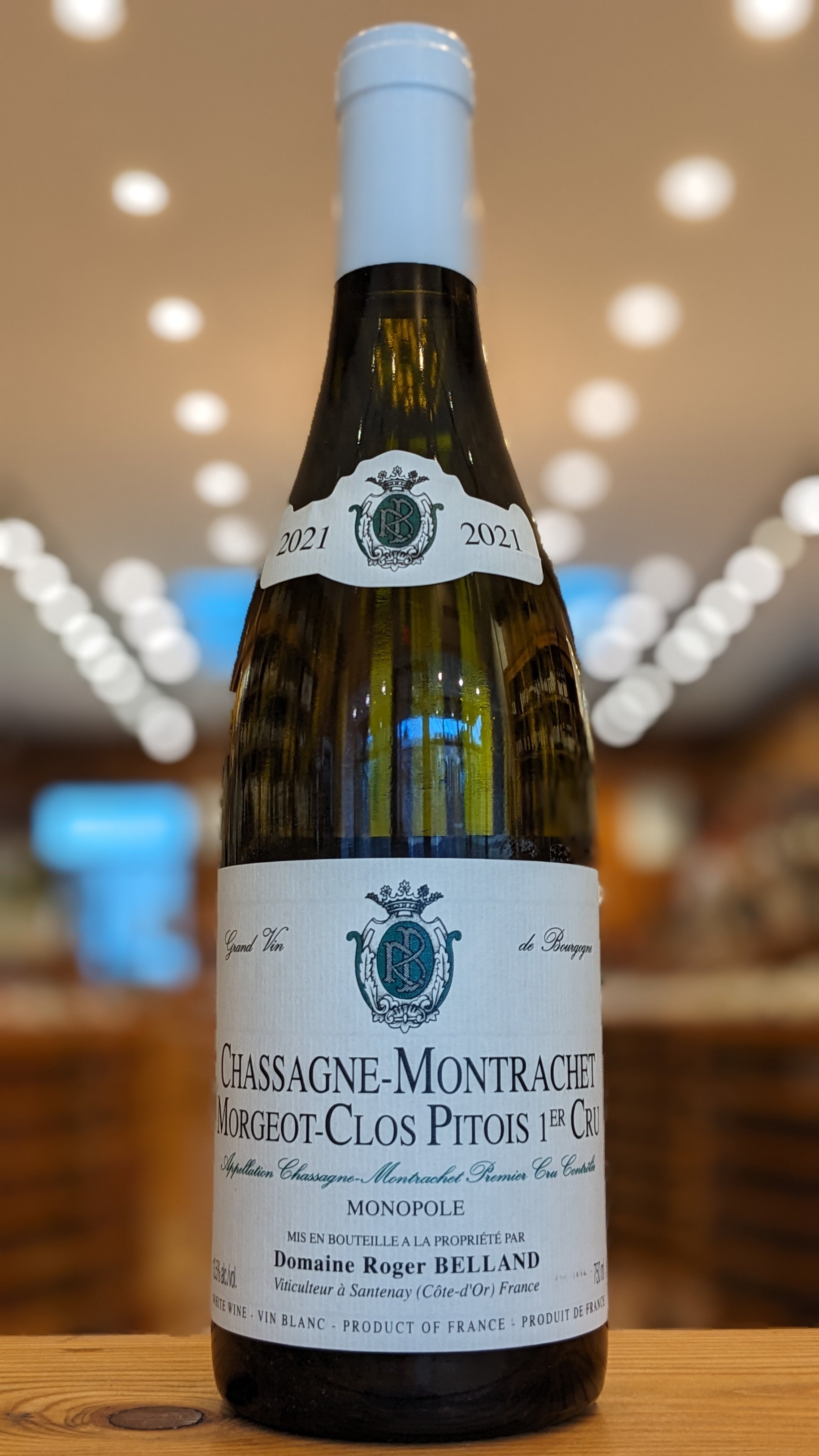 Dom Belland Chass Mont Morgeot 1er Cru Clos Pitois Blanc 2021 ...